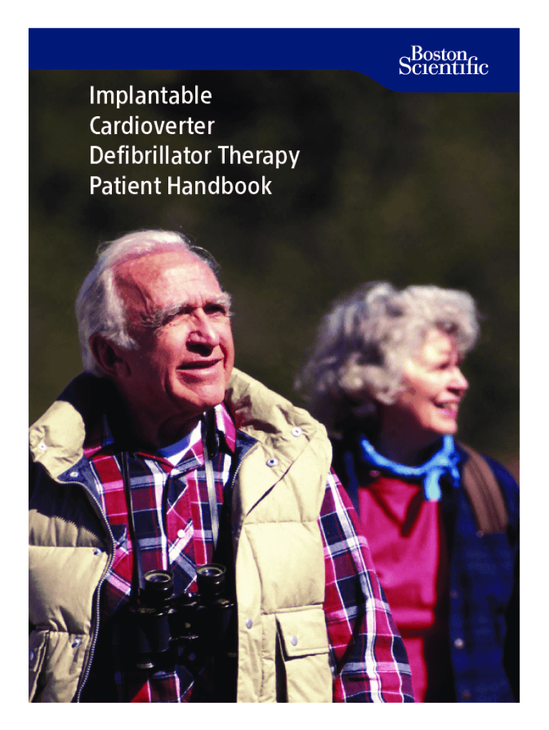 Fillable Online Implantable Cardioverter Defibrillator Therapy Patient ...