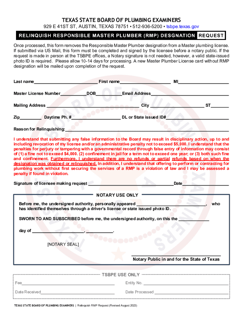 Fillable Online Reciprocal Joumeyman Plumber Licensing Agreement Fax ...