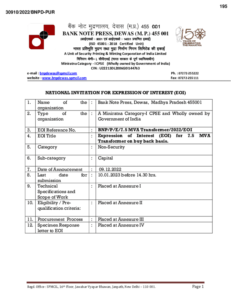 Fillable Online ,(..) 455001 bank note press, ... Fax Email Print ...
