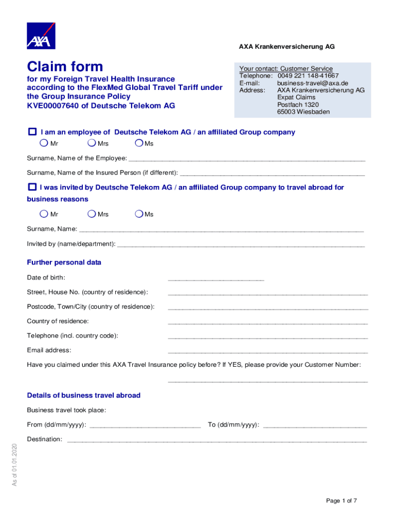 Fillable Online FAQ - Claims Form Fax Email Print - pdfFiller