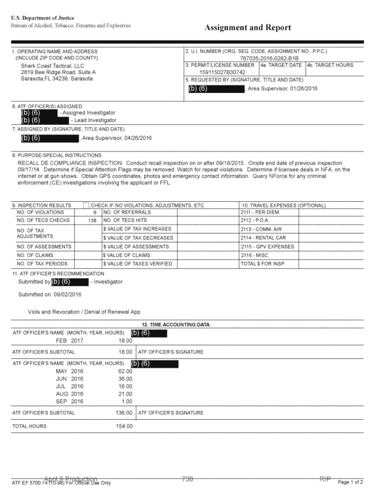 Fillable Online Annual Reporting of Explosive Materials Storage ...