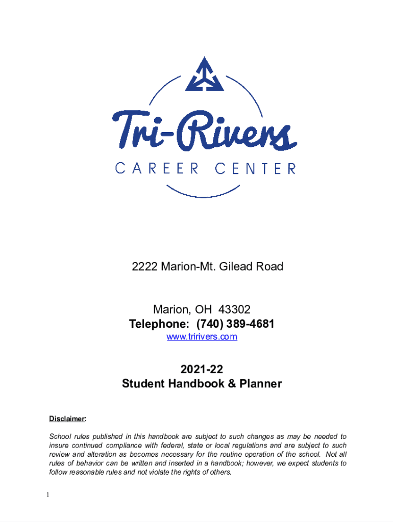 Fillable Online Legal - Tri-Rivers Career Center & Center for Adult ...