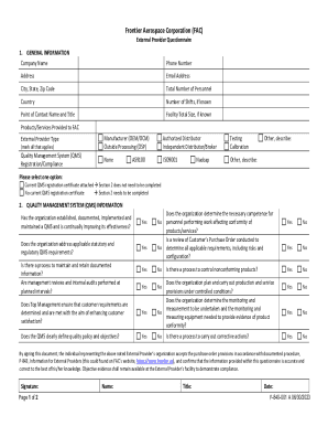 Fillable Online Frontier Aerospace Corporation Secures $10 Million ...