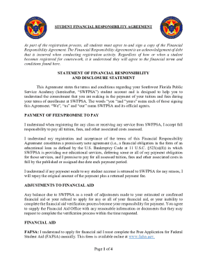 Fillable Online Financial Responsibility Agreement - OTC Finance ...