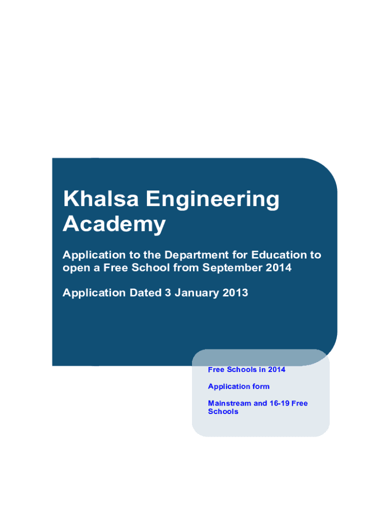 Fillable Online Khalsa Engineering Academy Fax Email Print - pdfFiller