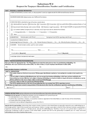 Fillable Online IEEE Vendor Add Form and Substitute Form W-9 (for U.S. ... Fax Email Print ...