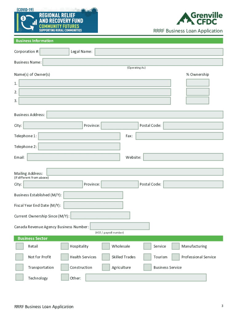 Fillable Online The SBA's PPP and RRF are done. Here are five other ...