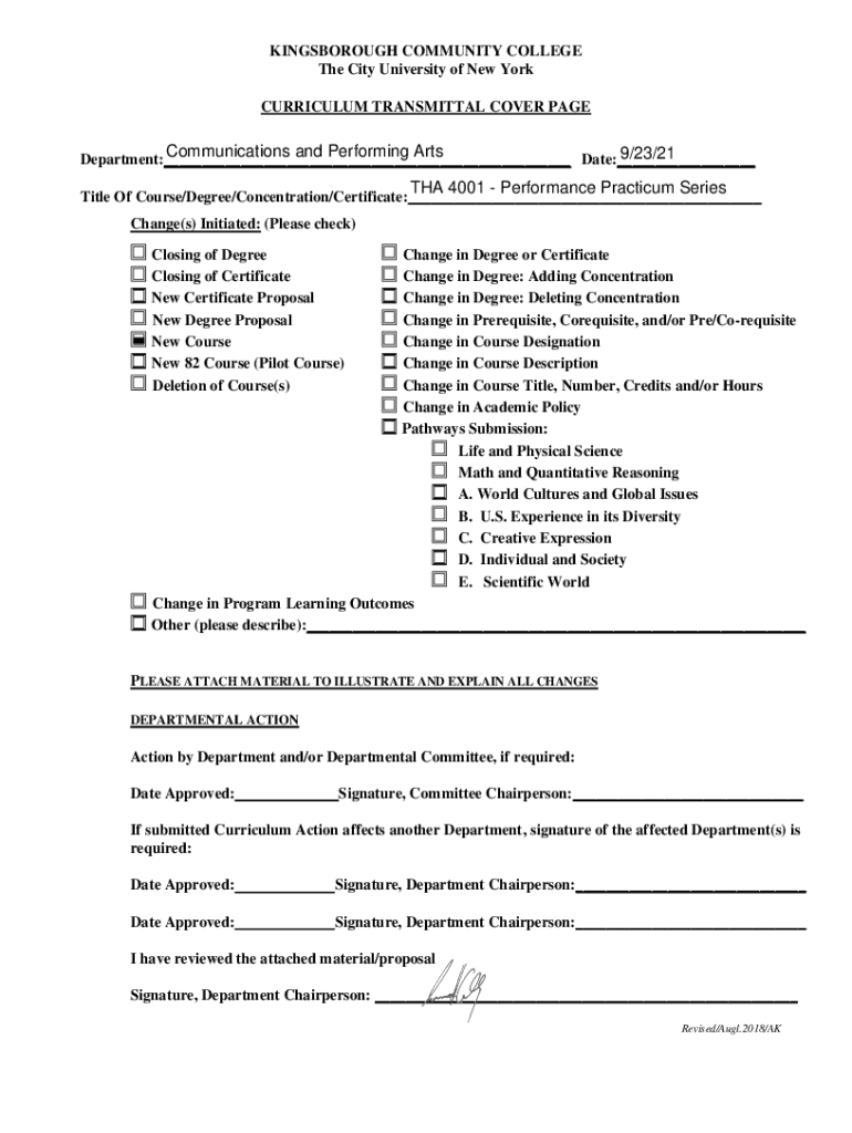 Fillable Online New Course Proposal Form* Fax Email Print - pdfFiller