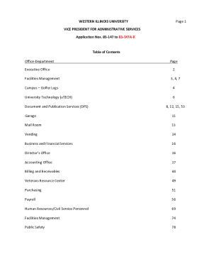 Fillable Online ACADEMIC AND ADMINISTRATIVE OFFICES Fax Email Print - pdfFiller