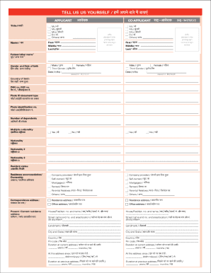 Fillable Online Hsbc Home Loan Application Form - Fill Out and Sign ...