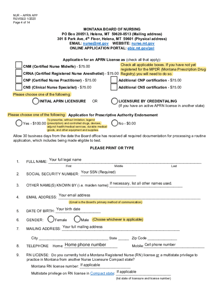 Fillable Online What Time Is It In Montana Rn Fax Email Print - pdfFiller