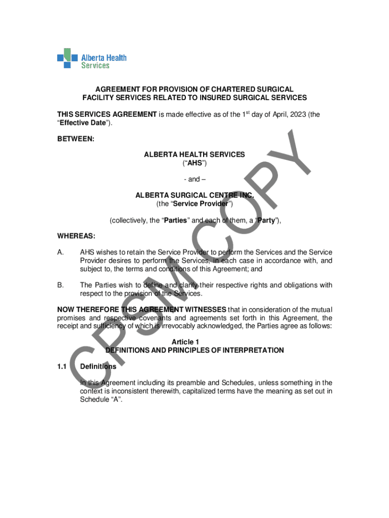 Fillable Online 2023 HC Agreement including Exhibits and Non-Financial ...