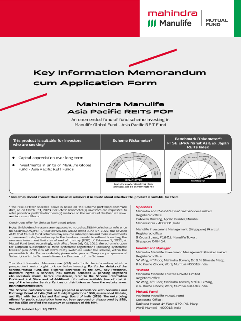 Fillable Online Understanding SEBI's new Riskometer for mutual funds ...