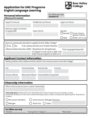 Fillable Online Issuing certificates for Language Instruction for ...