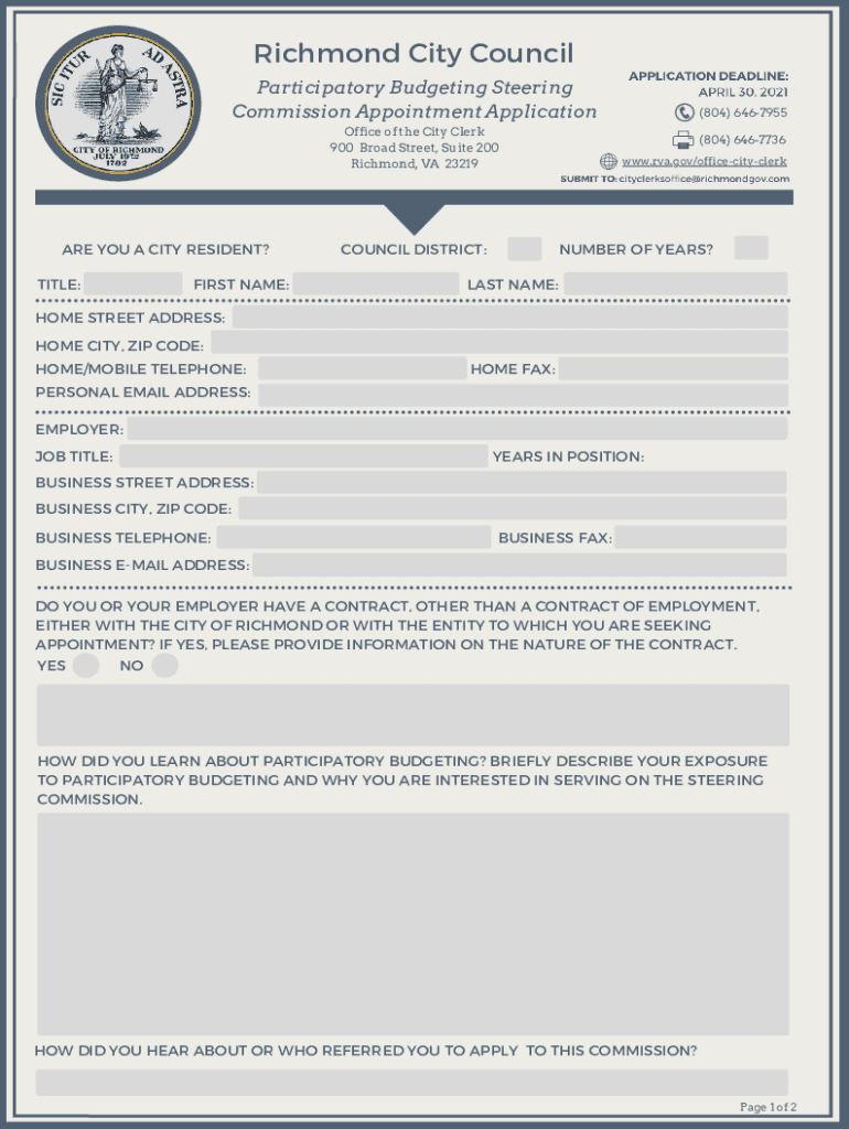 Fillable Online Q&A: In $15M Project, Richmond Residents Will Spend City ... Fax Email Print ...