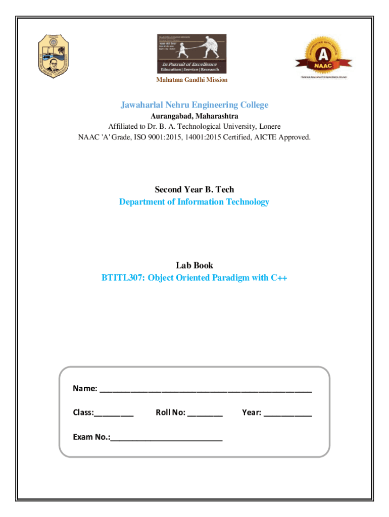 Fillable Online Electrical Drive-LAB Manual - 0 - Jawaharlal Nehru ...