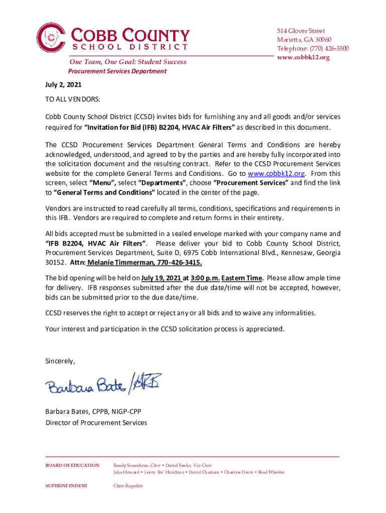 Fillable Online District Detail for Cobb County Fax Email Print - pdfFiller