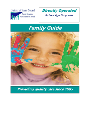 Fillable Online School Age Programs Program Statement Fax Email Print ...