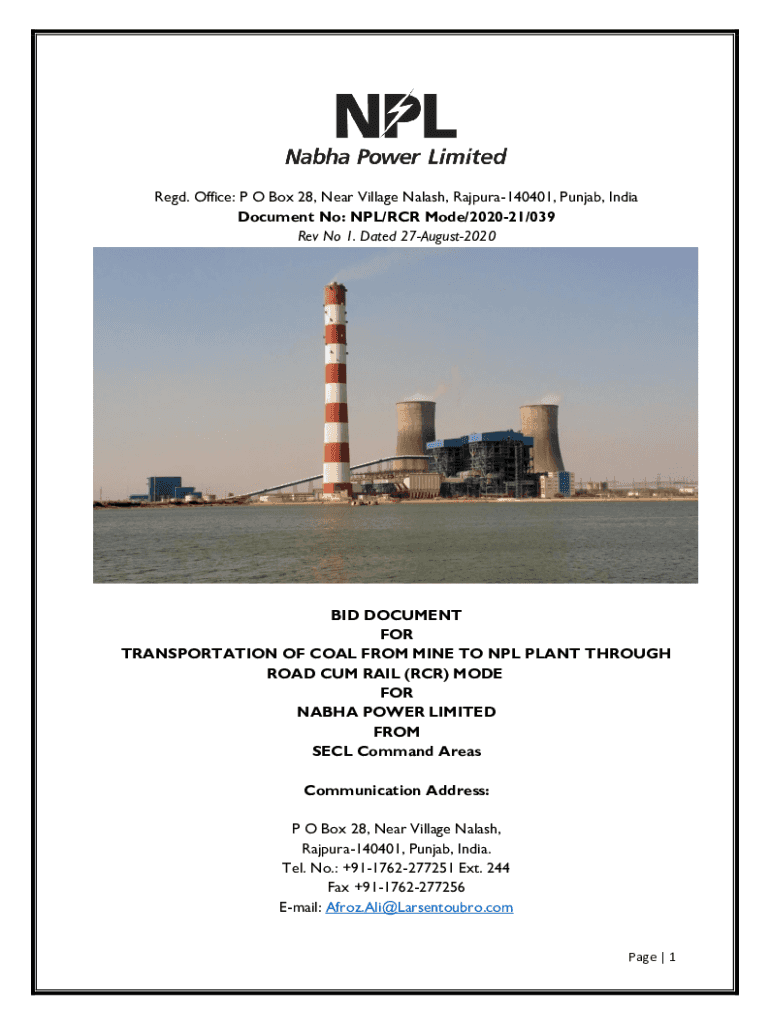 Fillable Online ROAD CUM RAIL (RCR) MODE Fax Email Print - pdfFiller