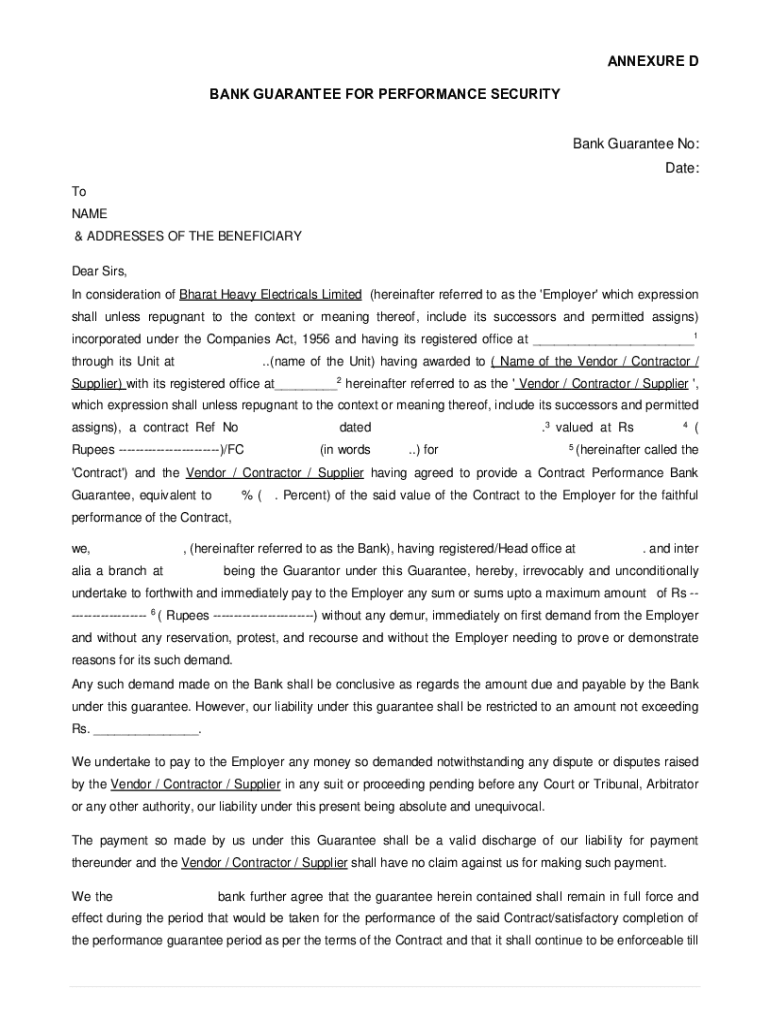 Fillable Online Annexure-C For Format of Pre-Contract Integrity Pact ...