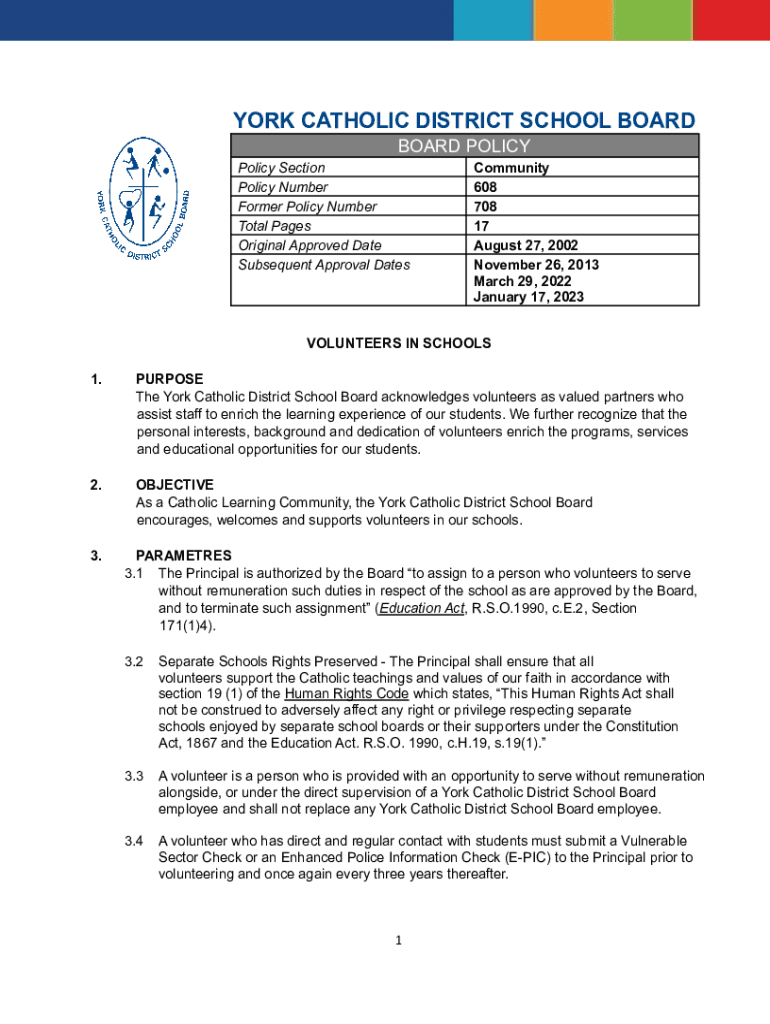 Fillable Online stro ycdsb york region district school board and york ...