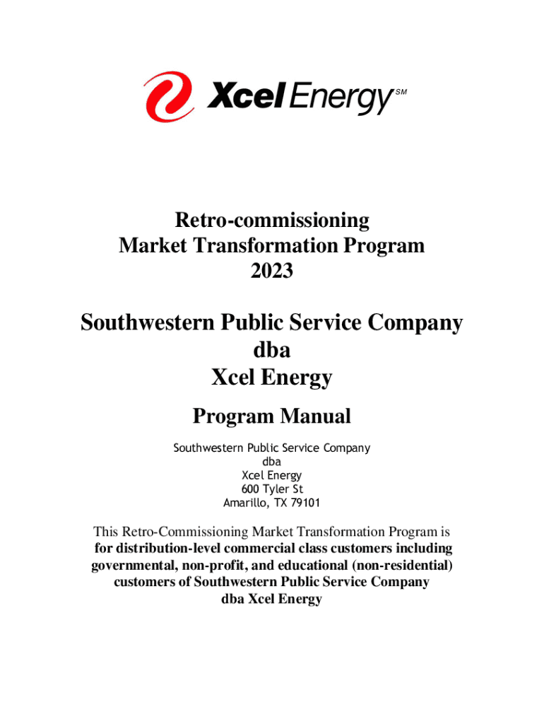 Fillable Online Xcel Energy Southwestern Public Service filed to raise ...