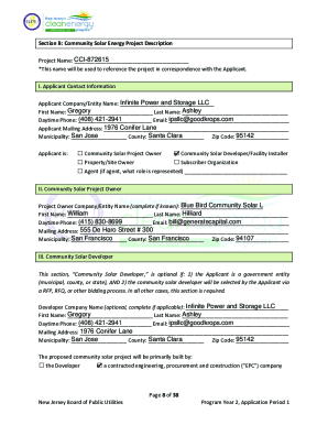 Fillable Online The Solar Electricity for Community Buildings Pilot ...