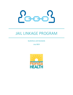 Fillable Online Creating a Jail Linkage Program: Training Manual Fax ...