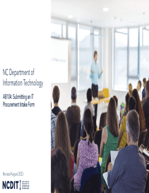 Fillable Online Submitting an IT Procurement Intake Form Fax Email ...
