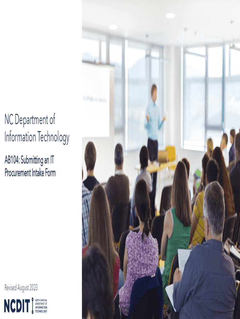 Fillable Online Submitting an IT Procurement Intake Form Fax Email ...