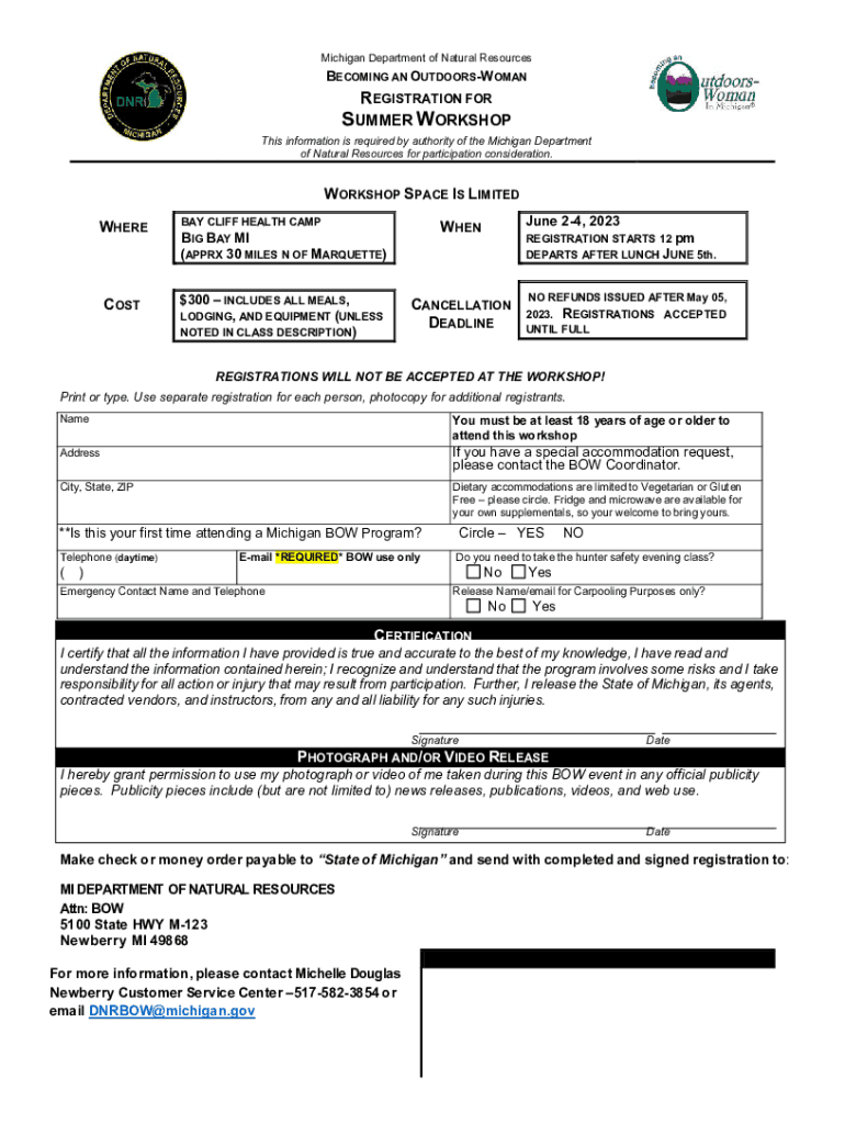 Fillable Online of Michigan Off-Road Vehicle Laws and Riding Basics Fax ...