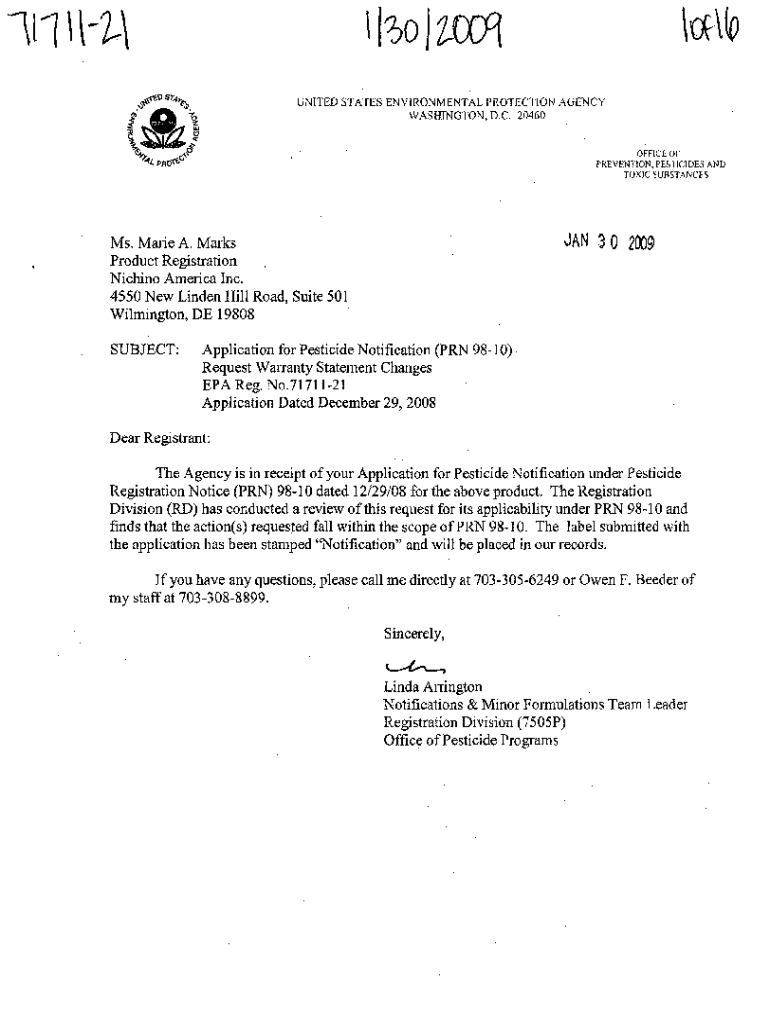 Fillable Online Nichino America, Inc. TORAC Insecticide Safety Data ...