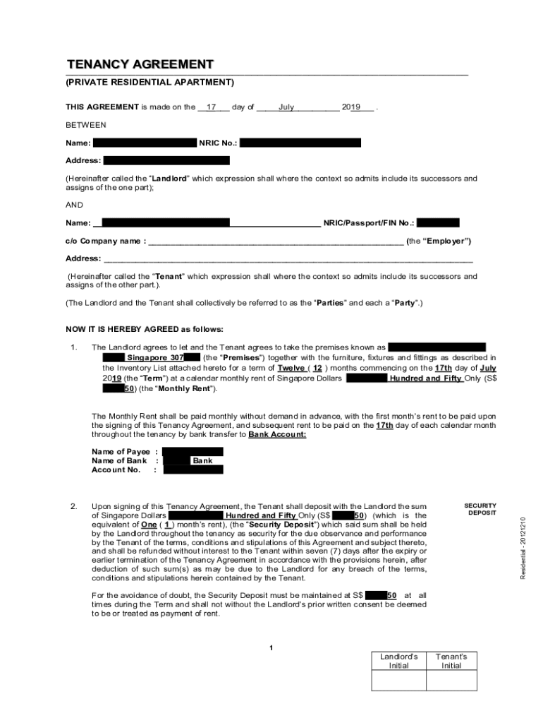 Fillable Online tenancy-agreement-template-for-private-residential ...