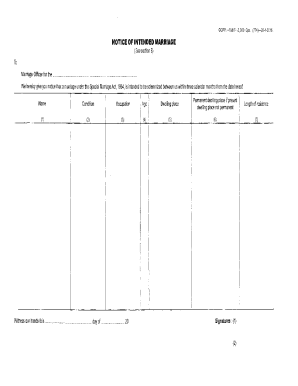 Fillable Online Revised Hindu Marriage forms FORM Fax Email Print ...