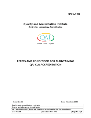 Fillable Online QAI Product Testing, Certification and Inspection ...