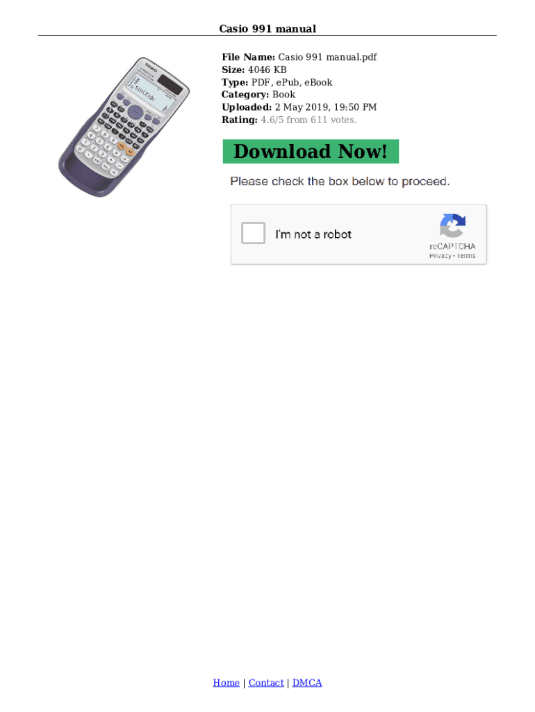 Fillable Online QUICK START GUIDE - fx-991EX - worldwide education ...