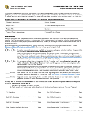 Fillable Online Proposal Submission Request (PSR) Form Fax Email Print ...