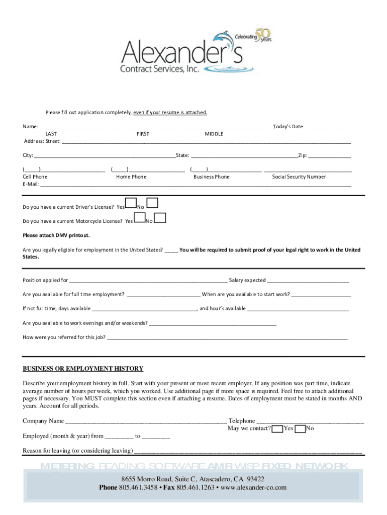 Fillable Online ACS Application Form Working on updating Fax Email ...