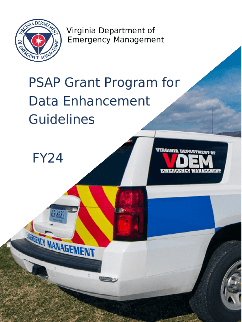 fy24 psap grant application for the data enhancement ... - VGIN Doc ...