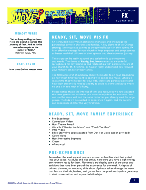 Fillable Online Ready, Set, Move - First Look Memory Verse Motions Fax ...