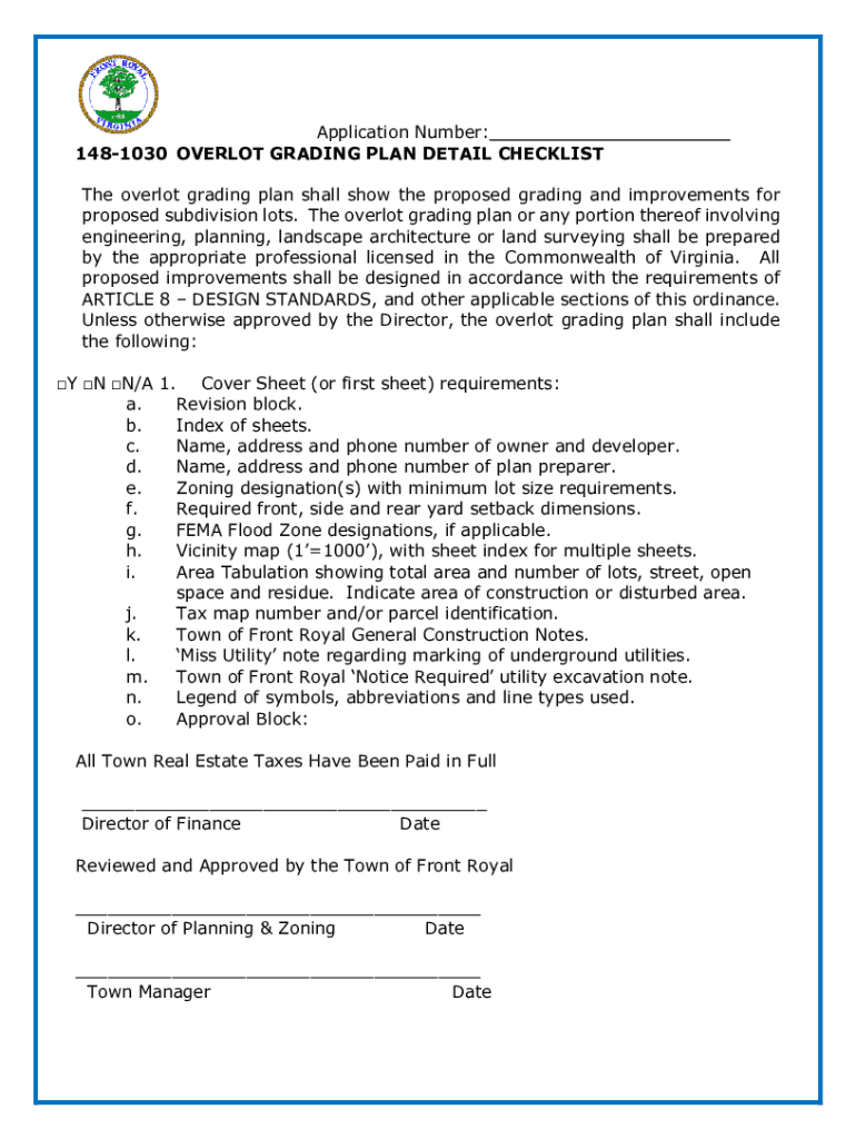 Fillable Online What Is a Grading Plan and How Do You Get One? Fax ...