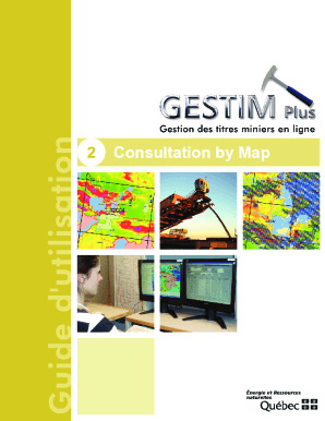 Fillable Online 2 Consultation by Map - GESTIM Fax Email Print - pdfFiller