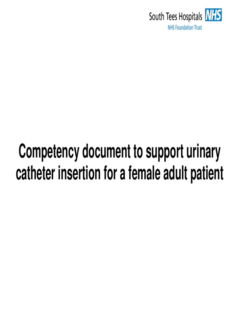 Fillable Online Adult Urinary Catheter Insertion and Management policy ...