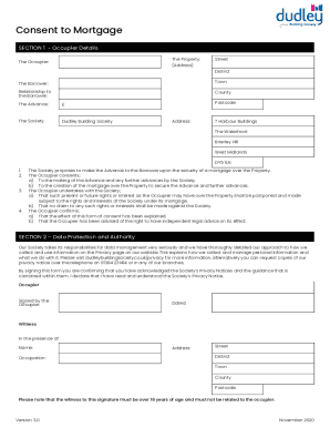 Fillable Online Consent to Mortgage - LMS Fax Email Print - pdfFiller