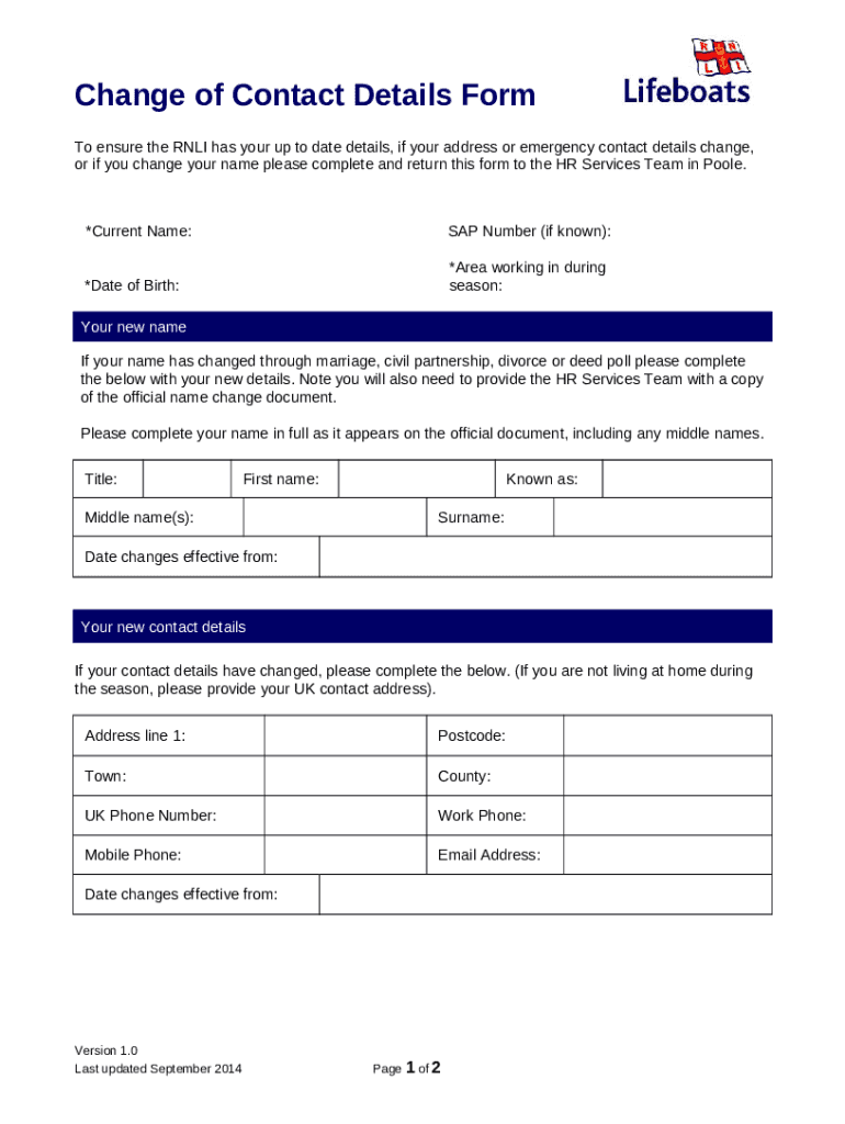 RNLI Privacy and Security - Your Personal Data Doc Template | pdfFiller