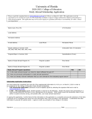 Fillable Online education ufl attached - UF College of Education - University of Florida Fax ...