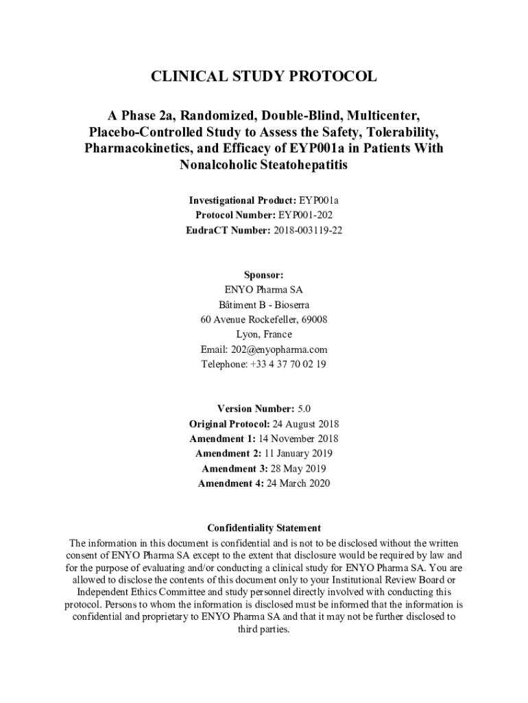Fillable Online A Phase 2a Study to Assess EYP001a in Patients with ...