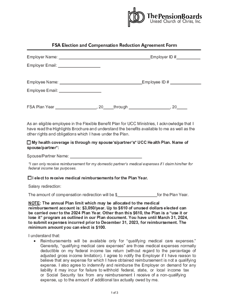 Fillable Online Flexible Spending Account Forms Fax Email Print - pdfFiller
