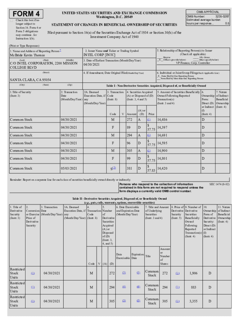 Fillable Online (1) Each restricted stock unit (RSU) represents the ...