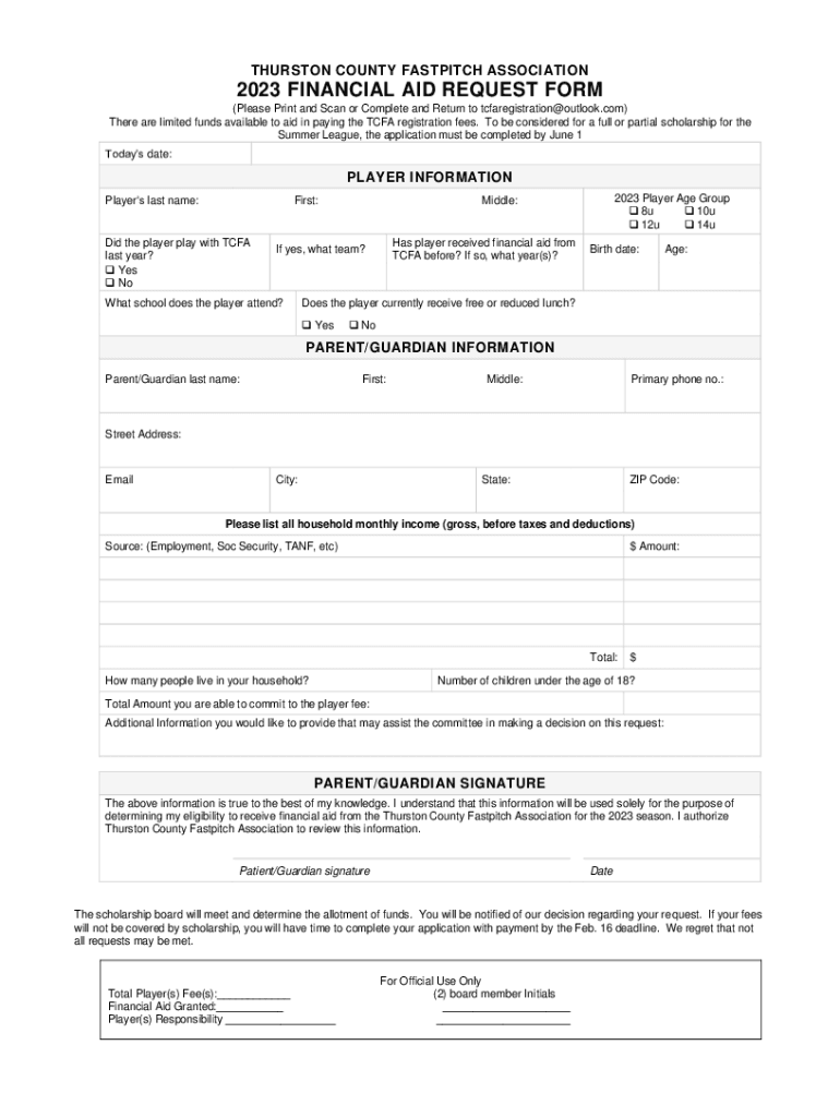 Fillable Online Medical office registration form. Thurston County ...